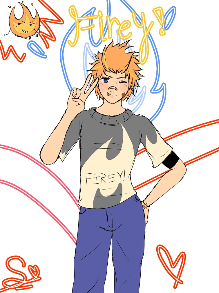 Human Firey's old Design... 😰😰 | Fandom