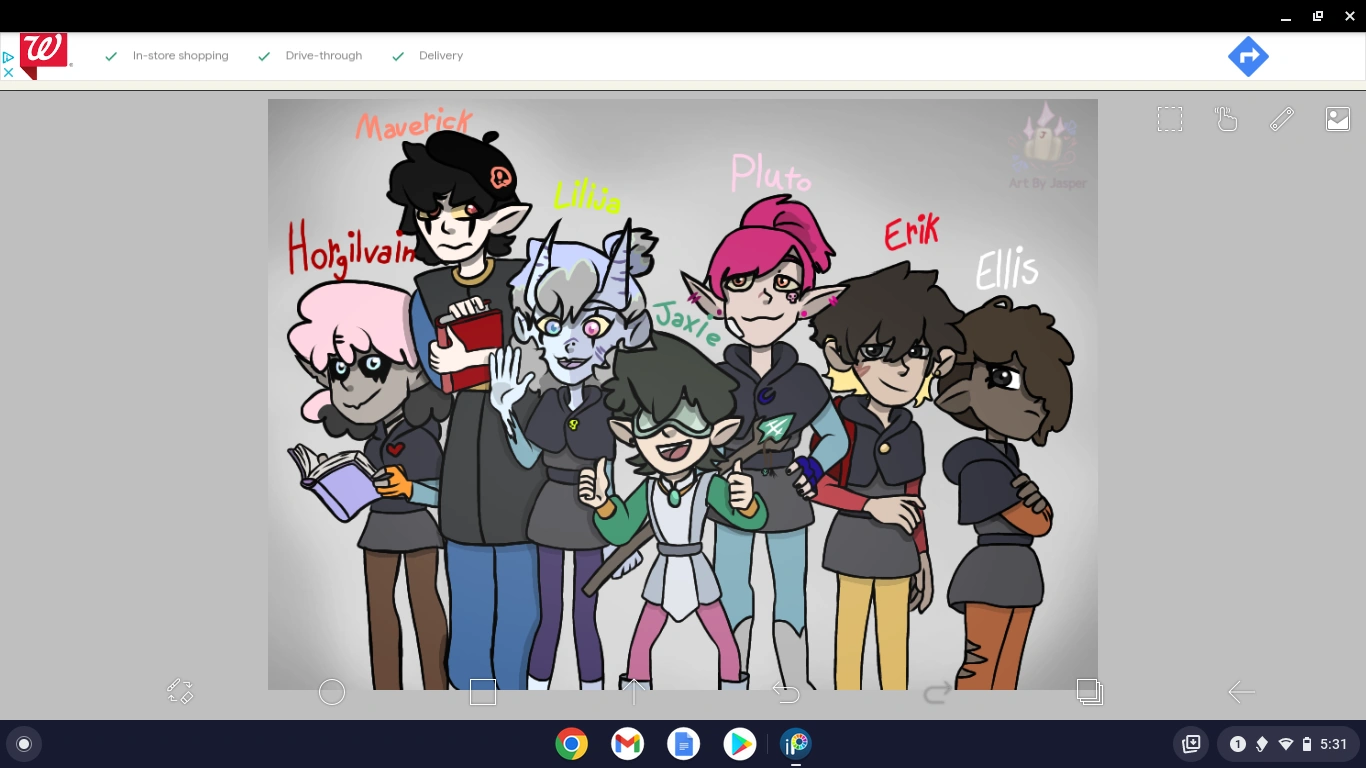 Drew my new ocs in this scene | Fandom