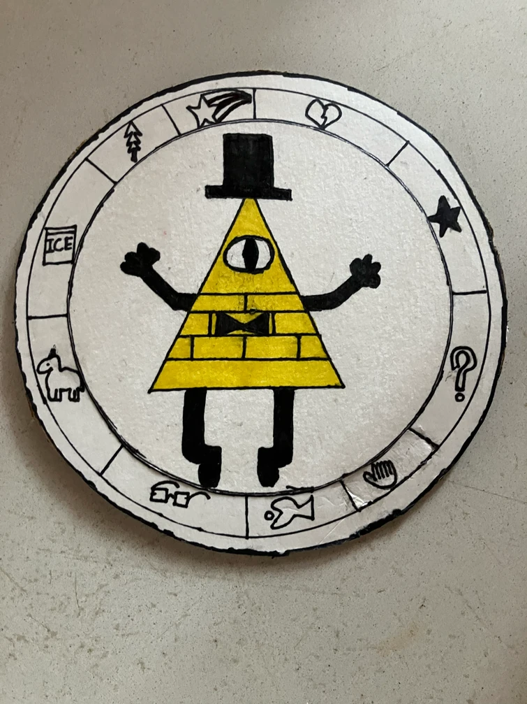 My recreation of the Bill Cipher zodiac wheel | Fandom