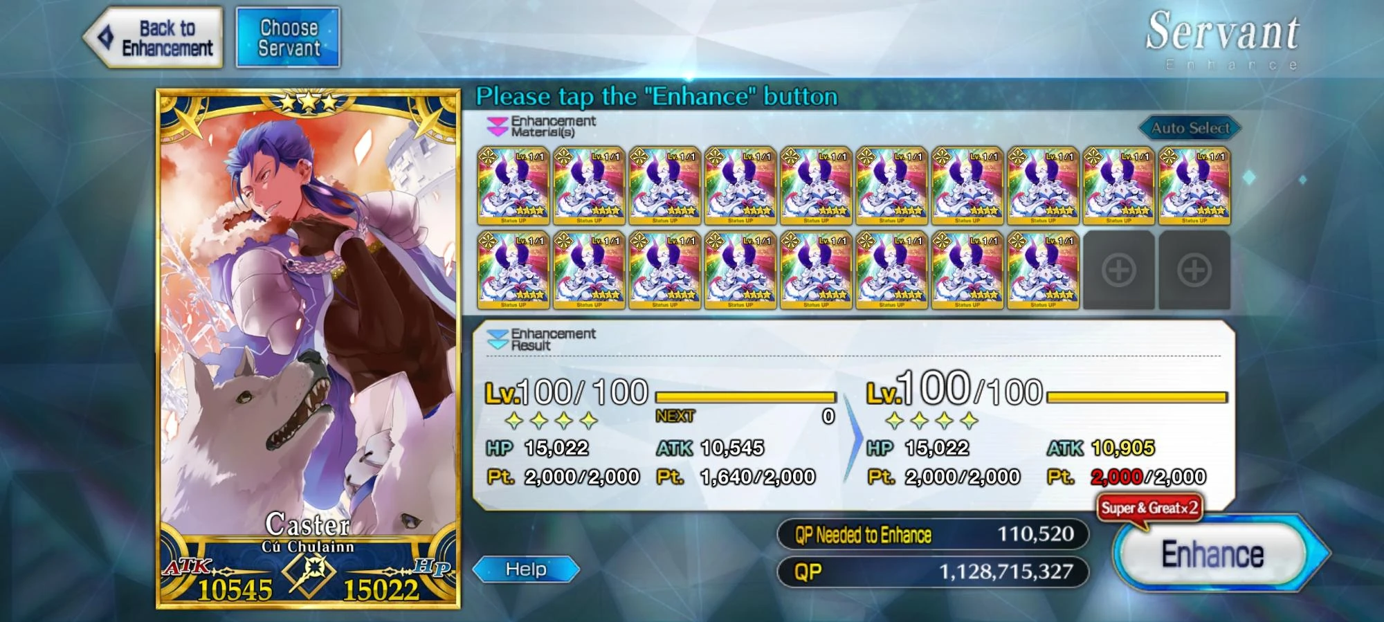 Cu Caster 2K Fou | Fandom