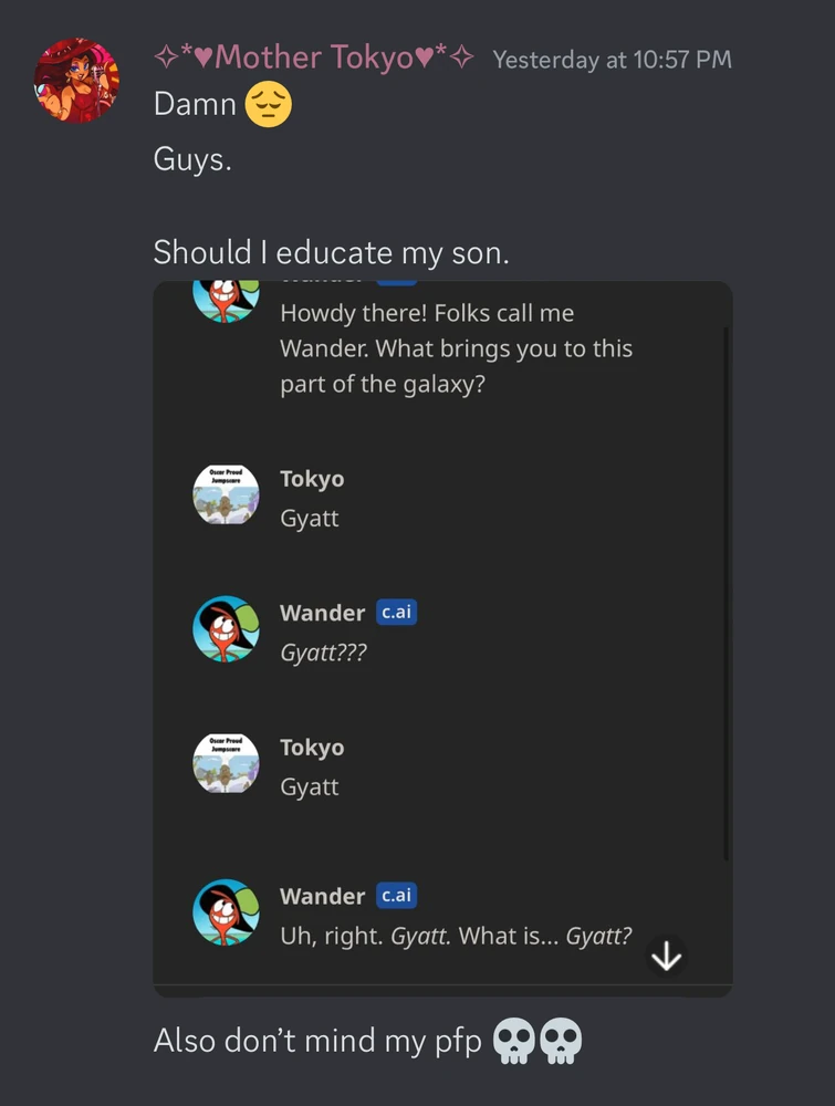 Goofy shit I’ve said in my Discord server | Fandom