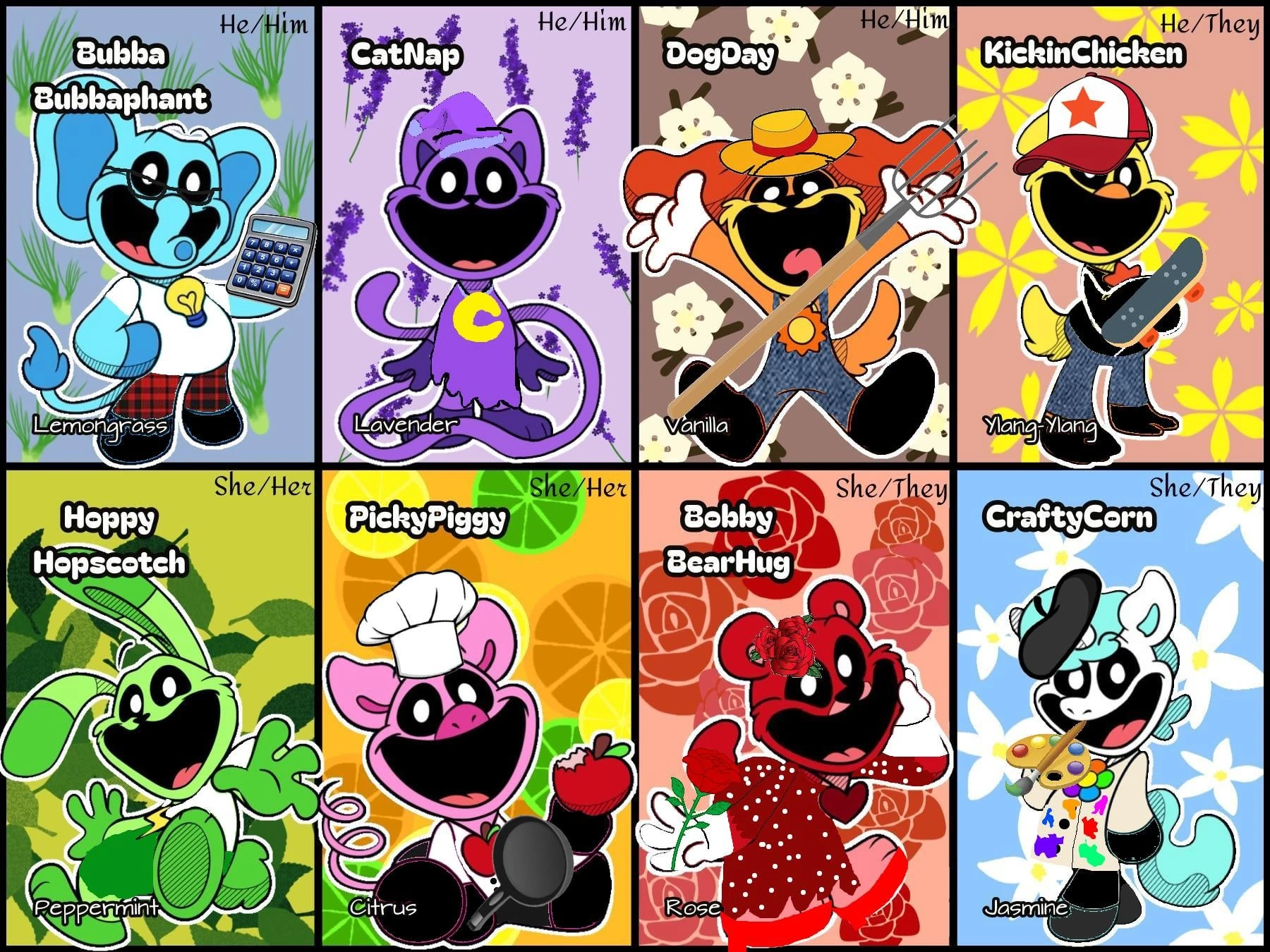 Smiling critters wearing thier style outfit | Fandom