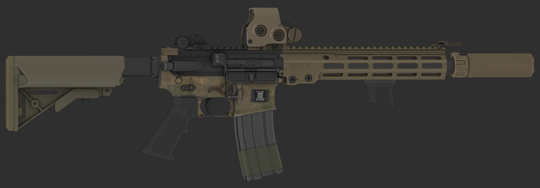 M4A1 11.5” URG-I (Ngal not textured so womp not added) | Fandom