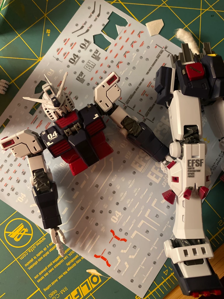 I am the laziest guy you’ll ever meet… until it comes to Gunpla decals ...