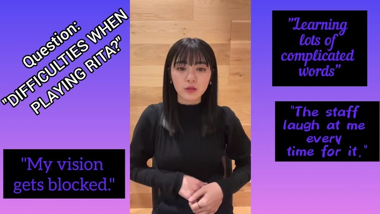 The difficulties when playing Rita Kanisuka | Fandom