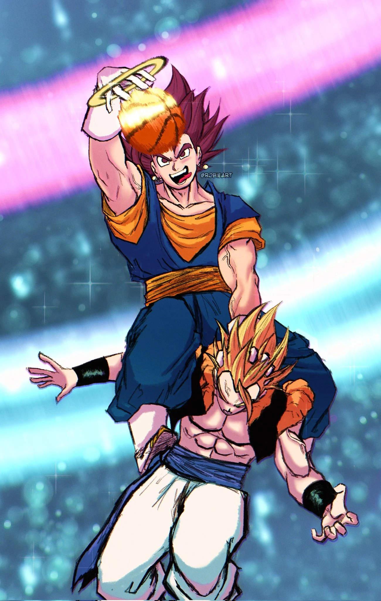 vegito vs gogeta(on the court) | Fandom