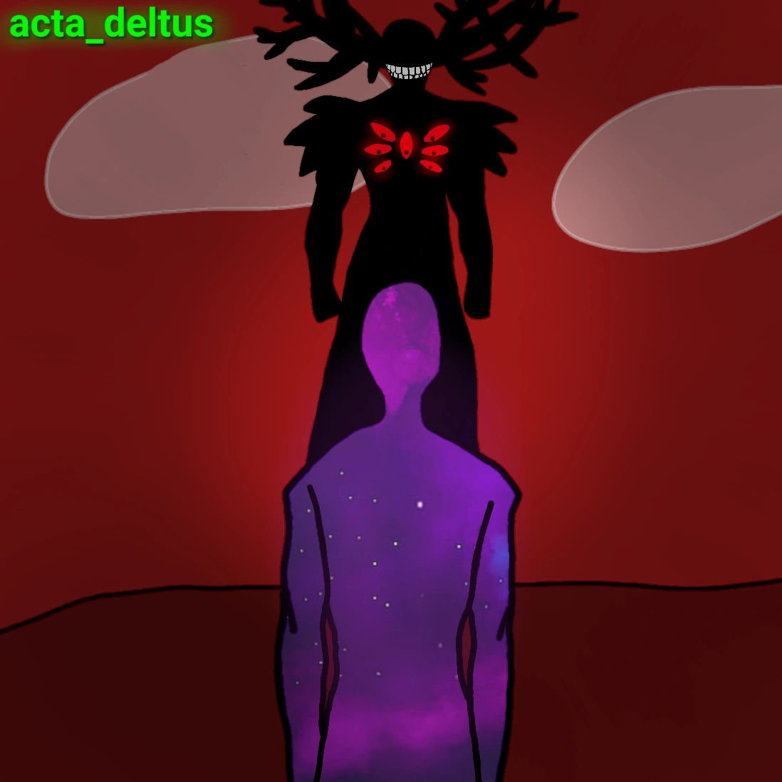 [SCP-artwork] SCP-3812 vs Scarlet King, art by acta_deltus | Fandom