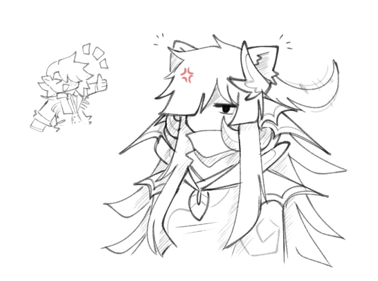 "Cat Ears." [Inspired by SleepyClaws' art] | Fandom