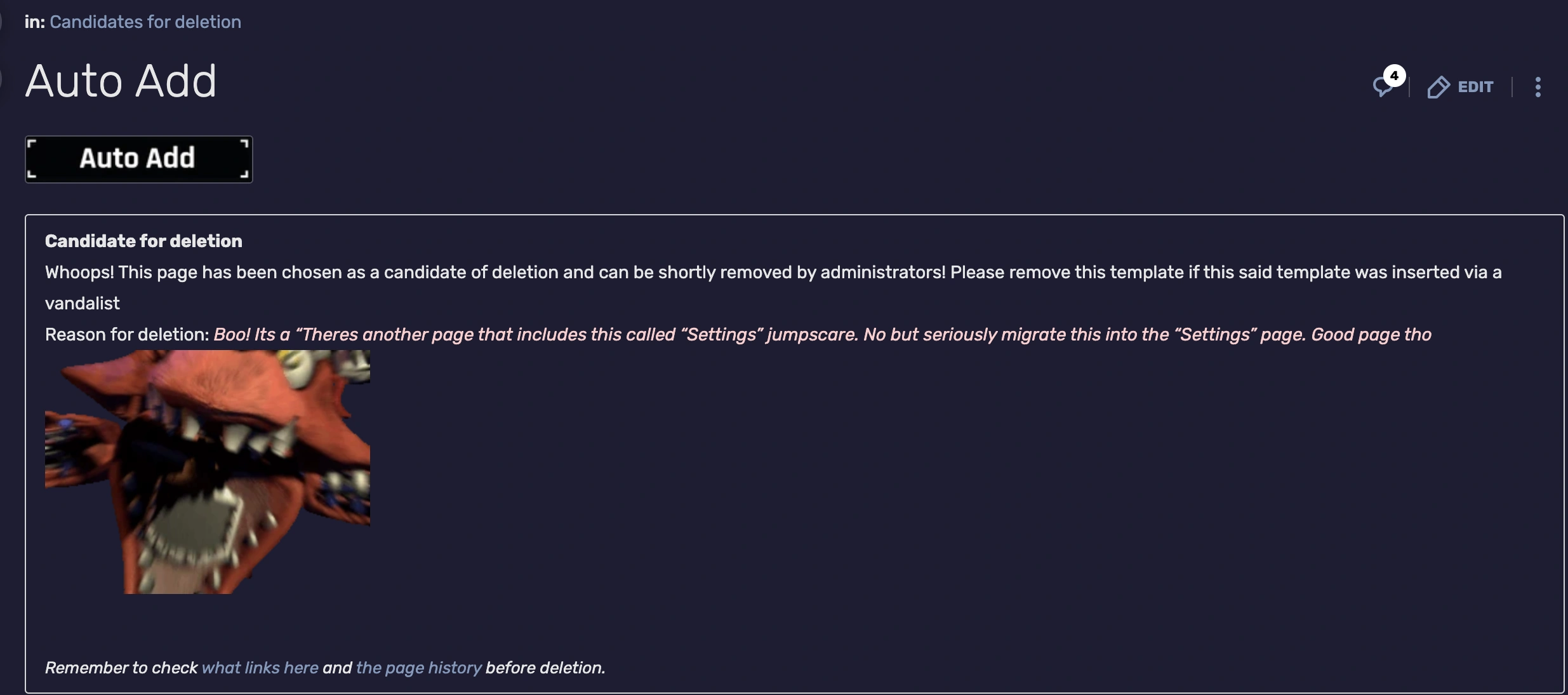 Why is Withered Foxy in Auto Add? | Fandom