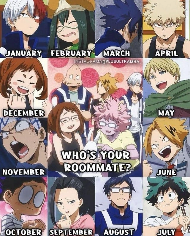 mha roomie please comment what you got | Fandom