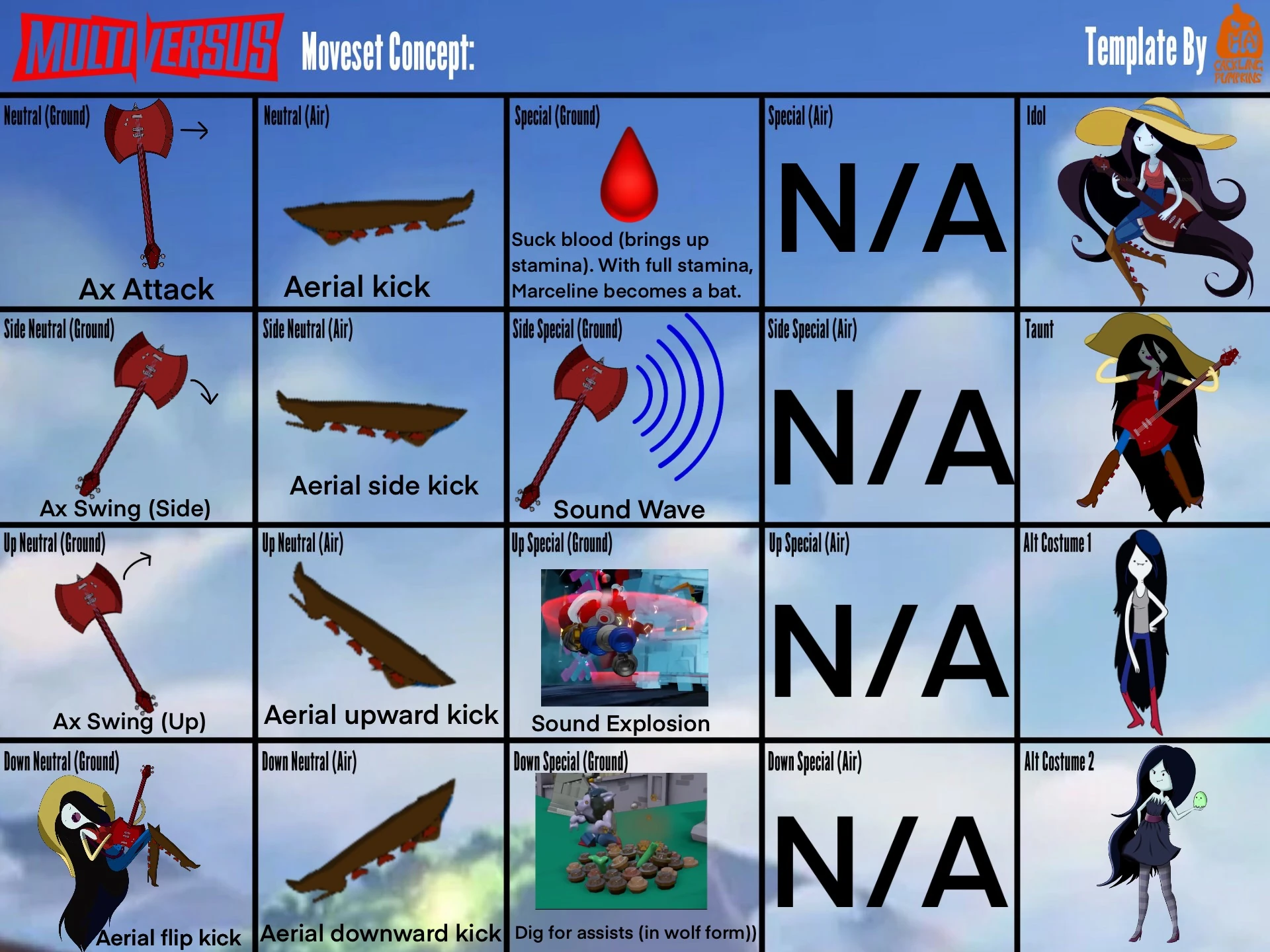 MultiVersus - Marceline (Adventure Time) Moveset Concept | Fandom