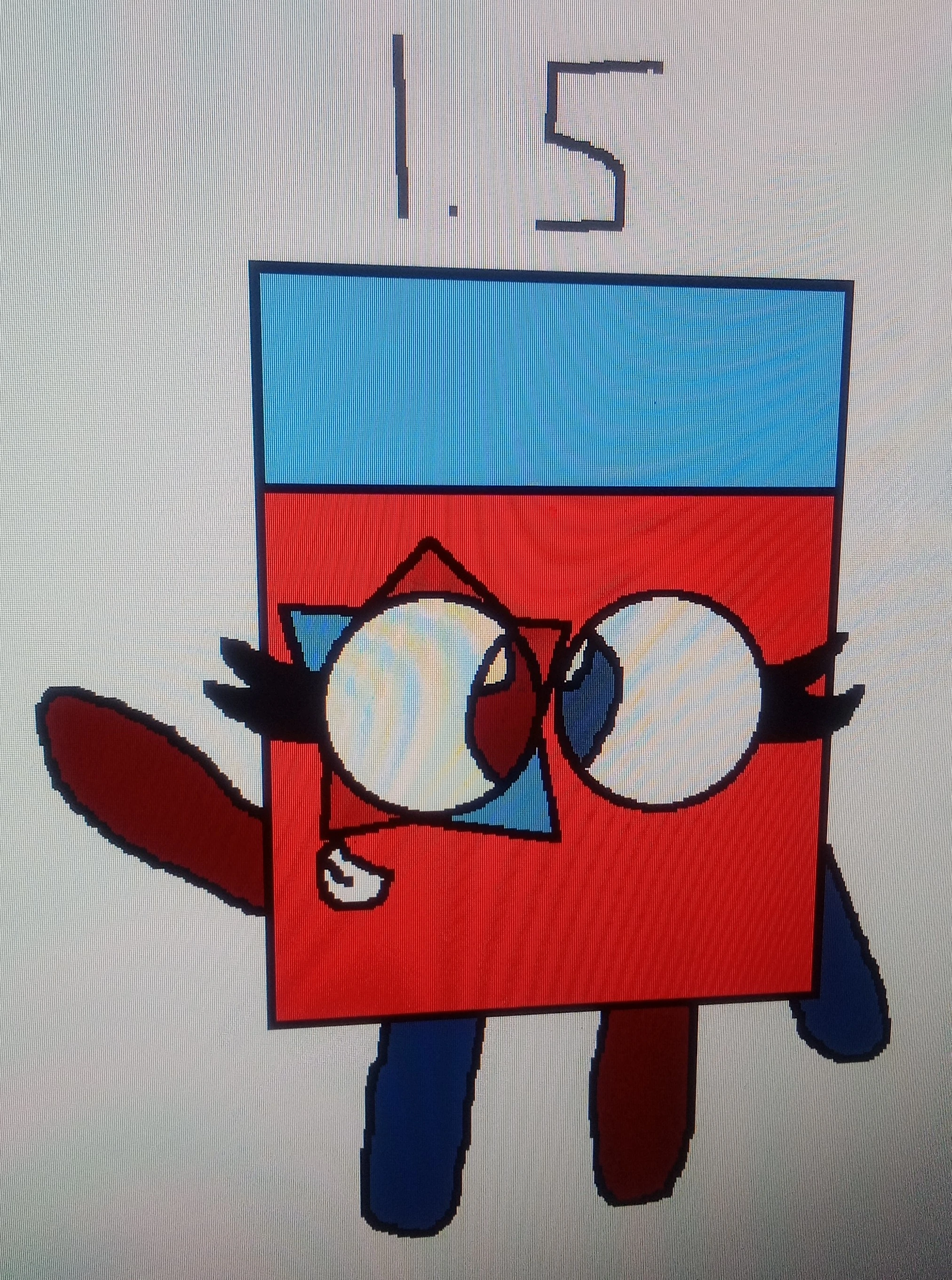 My fanmade numberblock 1.5 | Fandom