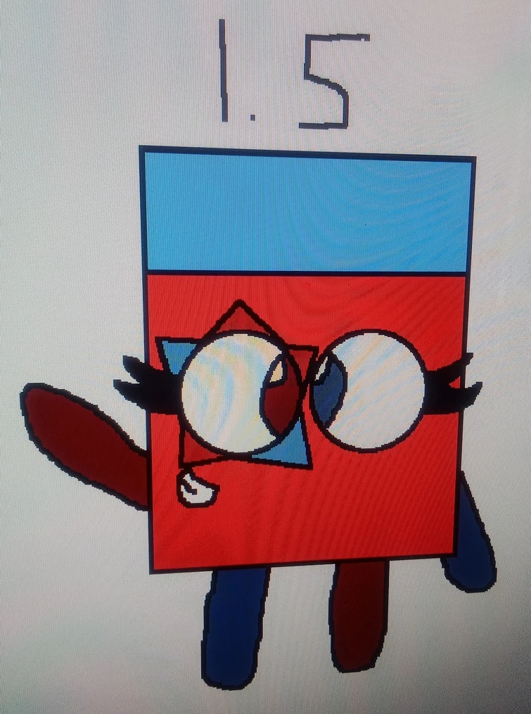 My fanmade numberblock 1.5 | Fandom
