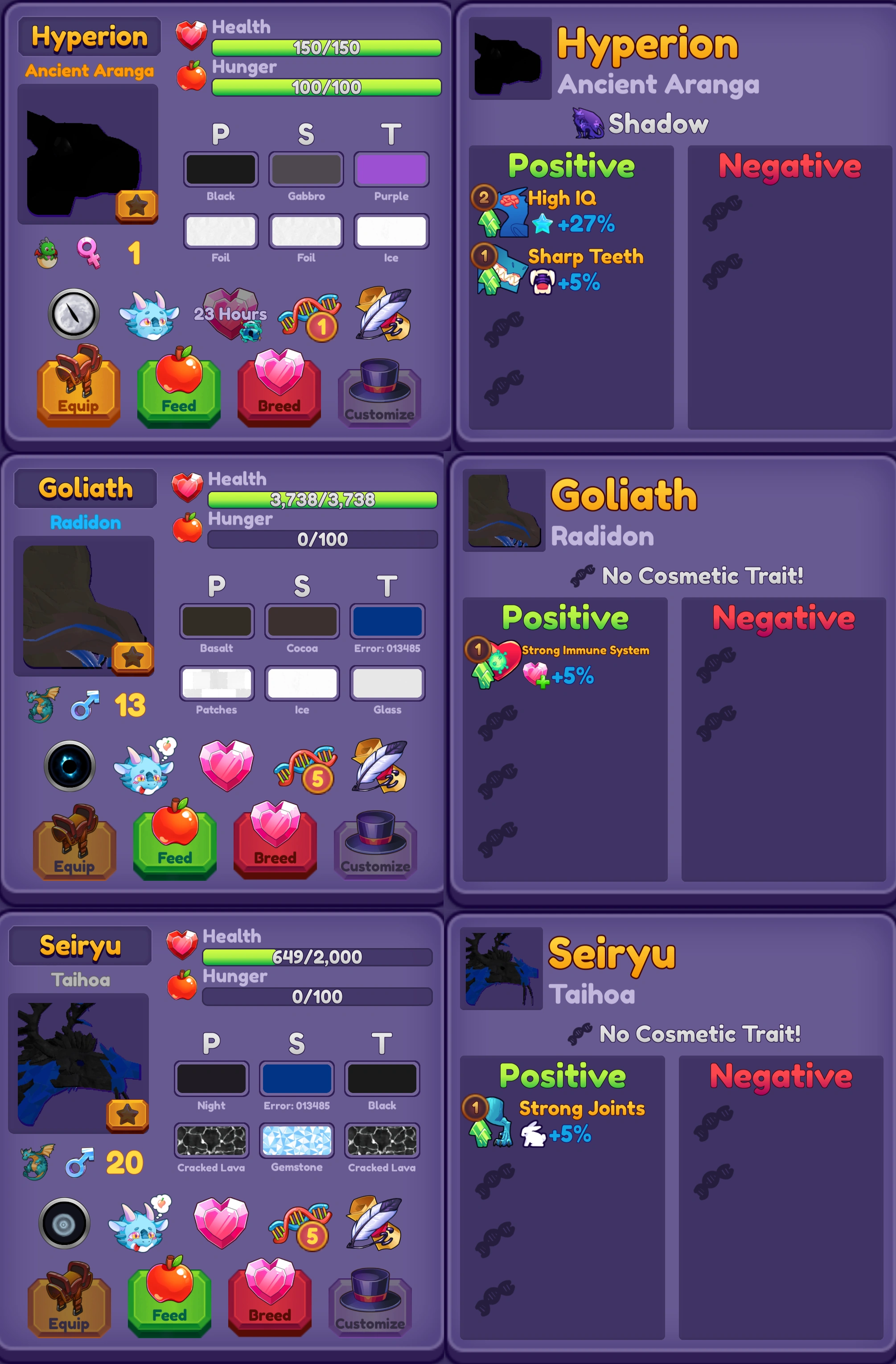 Trading a Shadow Aranga and Error Dragons! | Fandom