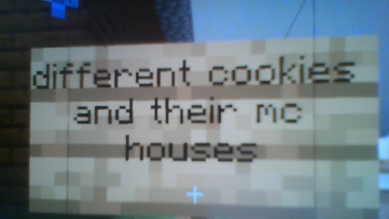 Different cookies and their Minecraft houses | Fandom