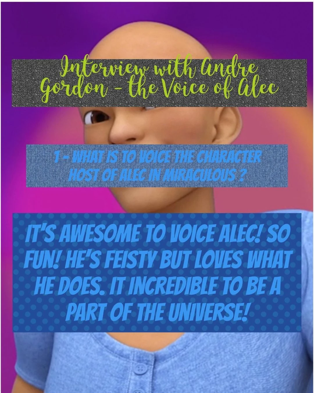 Andre Gordon Interview | Fandom