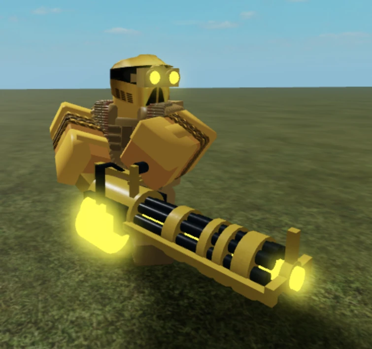 Golden Minigunner | Fandom