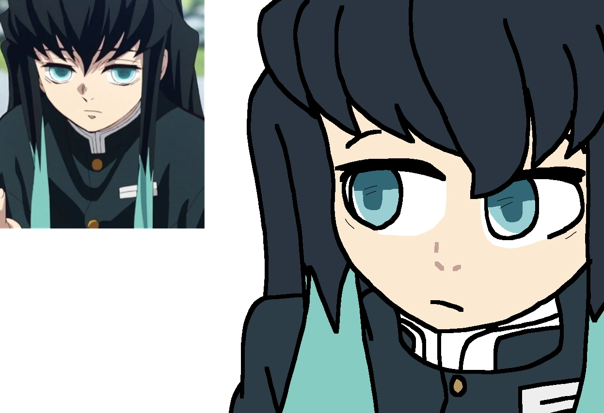 My Muichiro drawing i did and now my hands frikkin hurt | Fandom