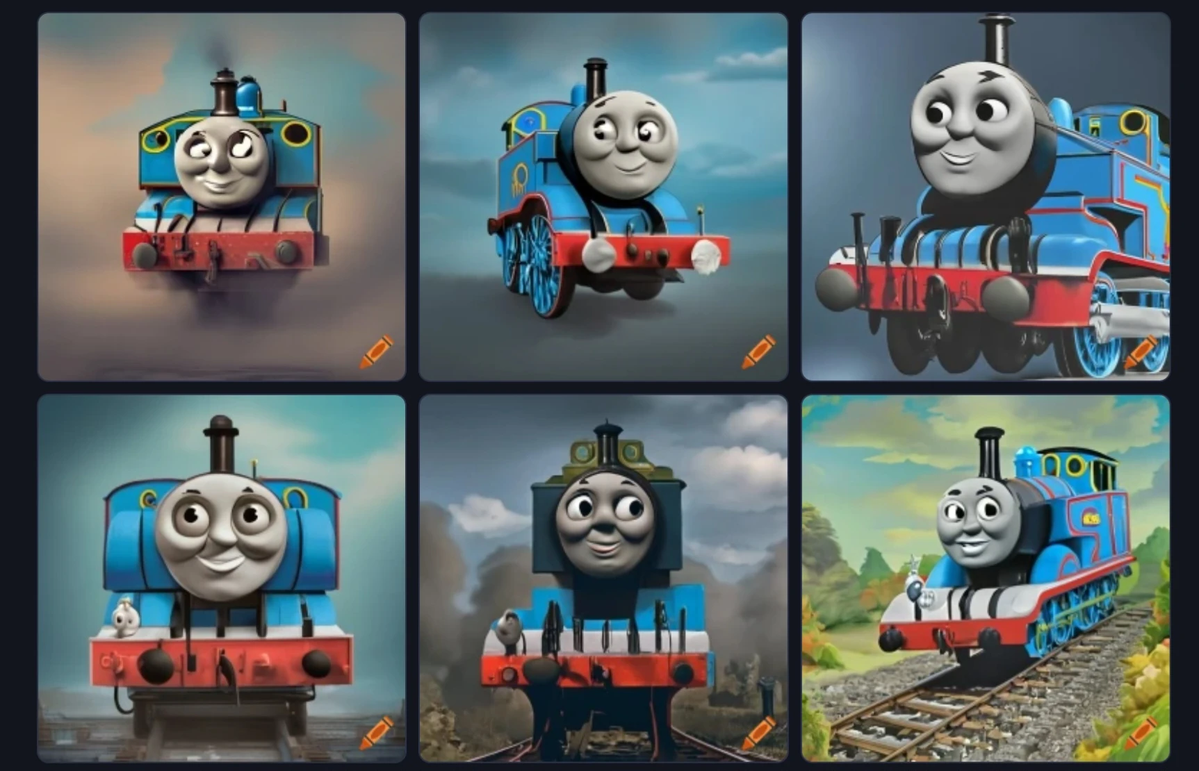 AI generated images of Thomas and James | Fandom