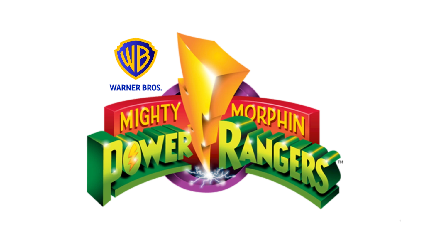 Warner Bros. Mighty Morphin Power Rangers Logo PNG | Fandom