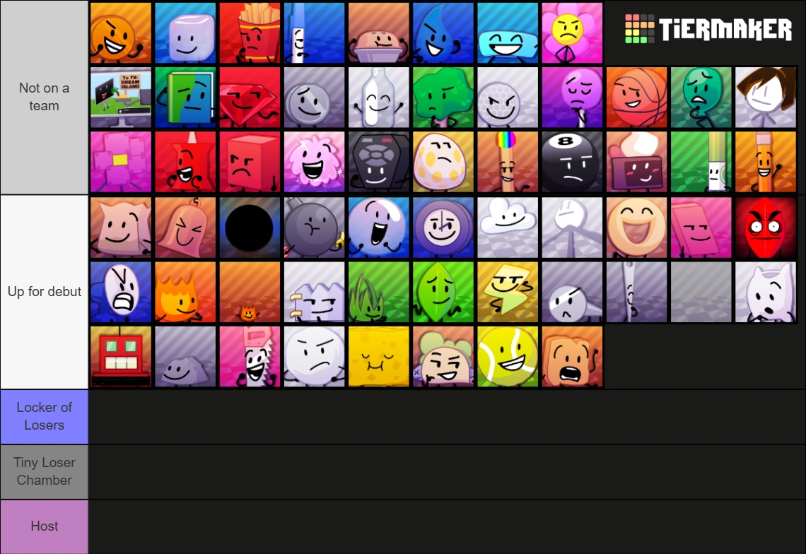 ALRIGHT! So, this is the initial cast for BFDIA Redone! But... | Fandom