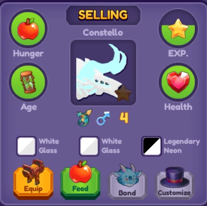 Selling Constello Leg Color | Fandom