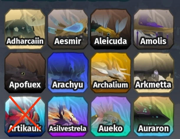 LF missing species | Fandom