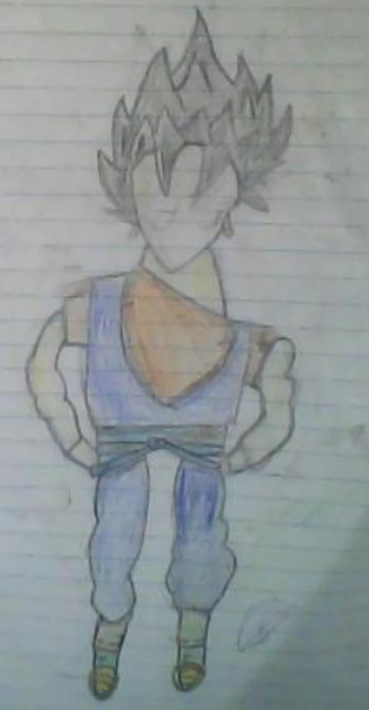 My pretty bad vegito art | Fandom