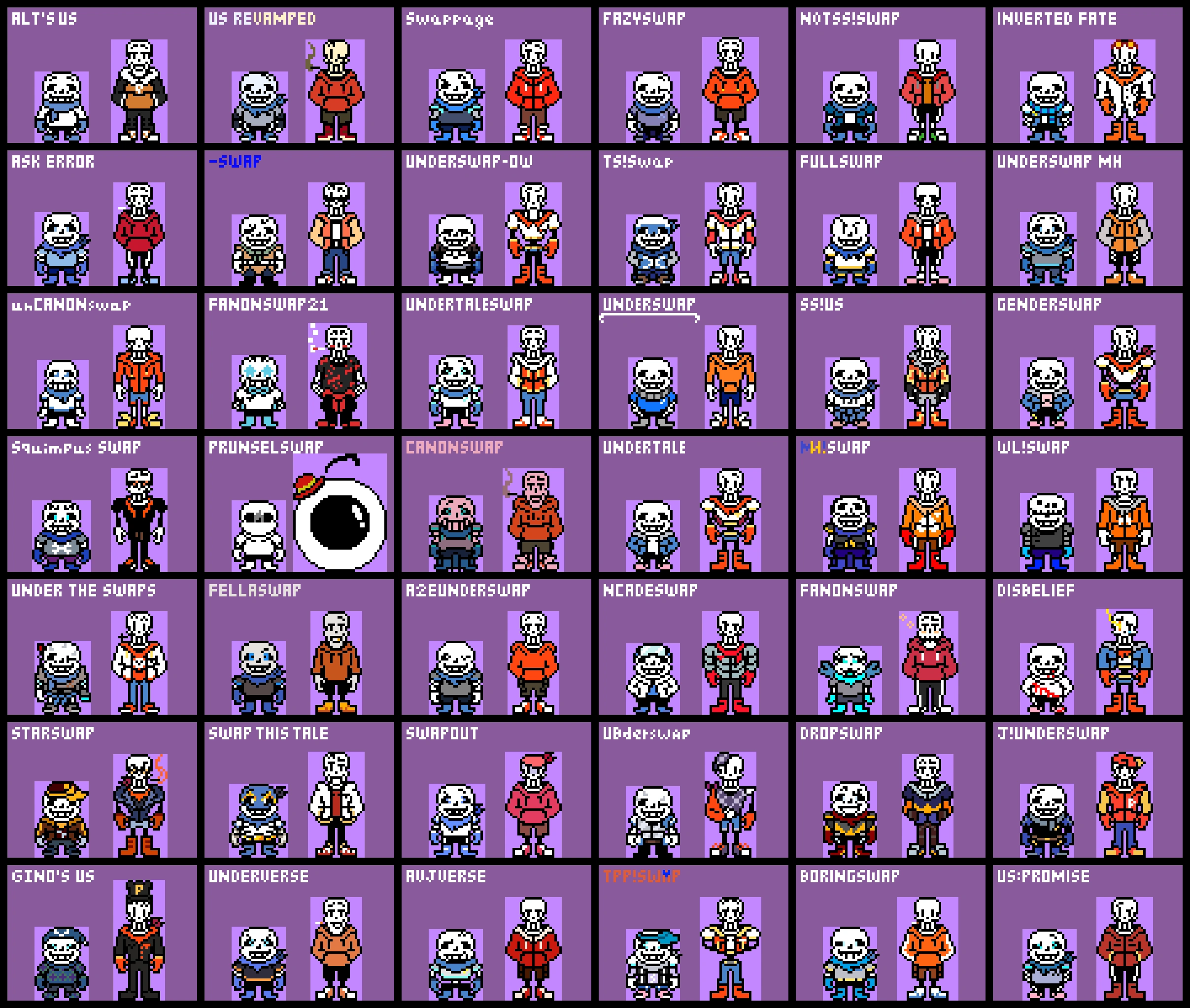 A collab of Swap AUs | Fandom