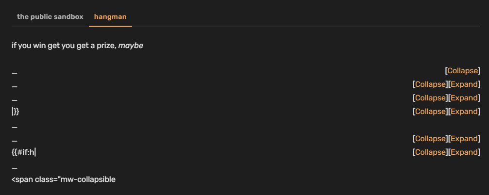 huh omg what happened with the hangman code uhm | Fandom