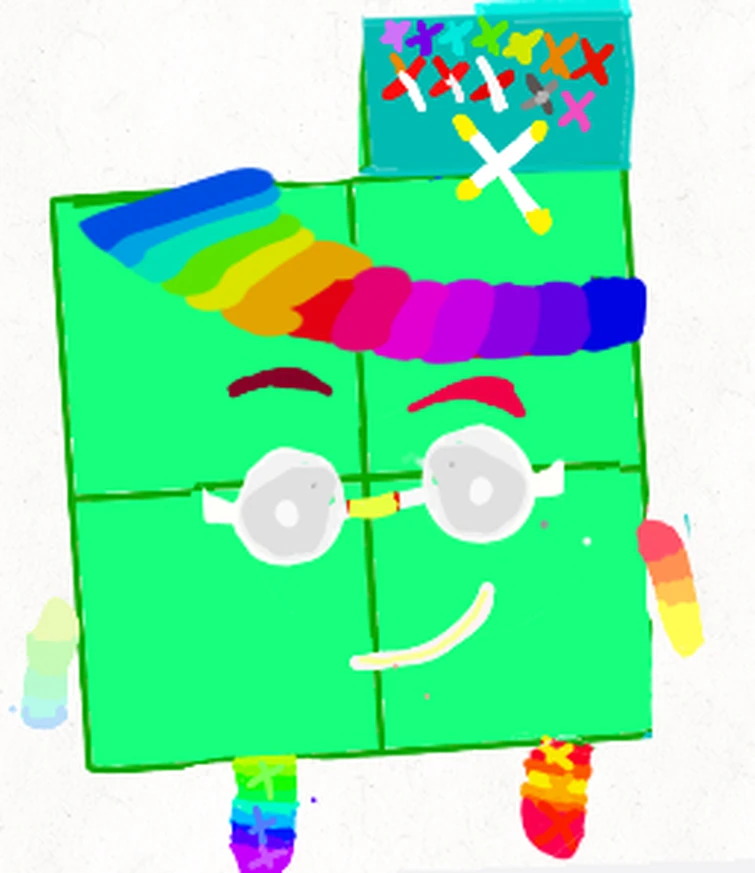 I haven't drawn numberblocks as animals in a while so give me 6 to draw ...