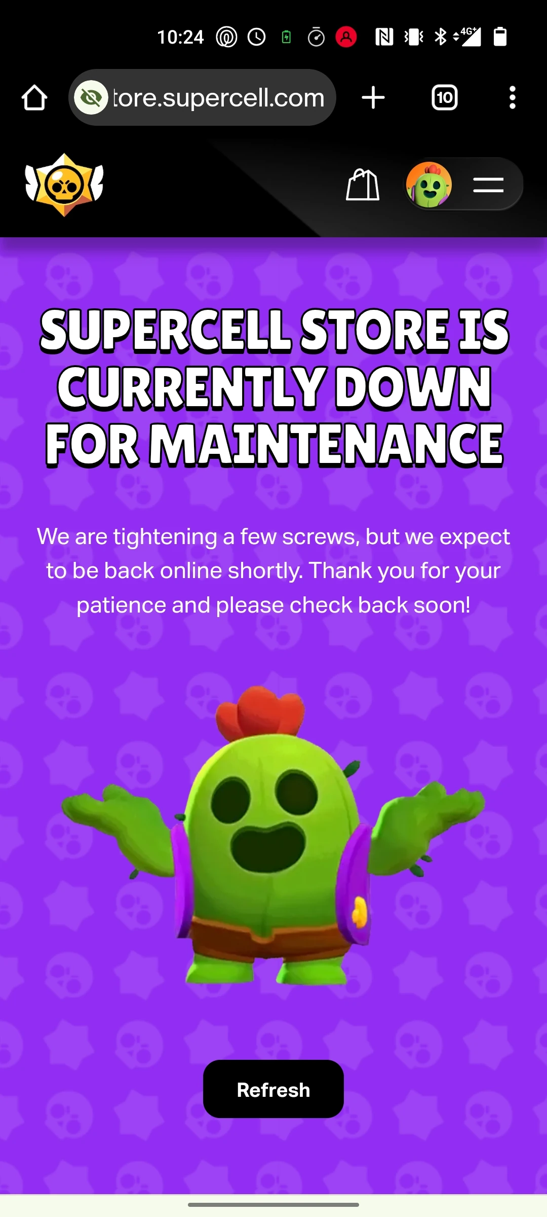 Supercell store is under maintence? | Fandom