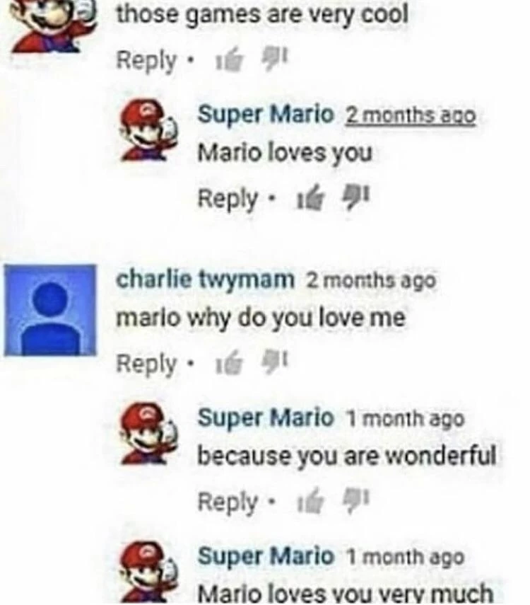mario loves you very much | Fandom