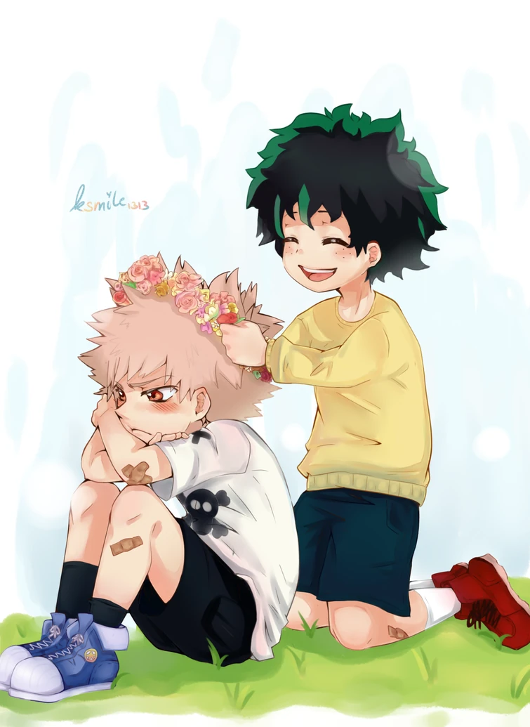 Cute kid deku and bakuguou | Fandom