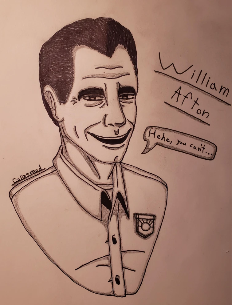 I guess in my head canon, William Afton/Purple Guy would look like a fusion of these three fan ...