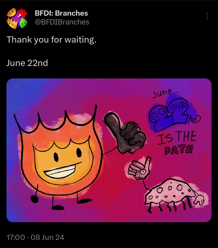 Bfdi branches on June 22nd | Fandom