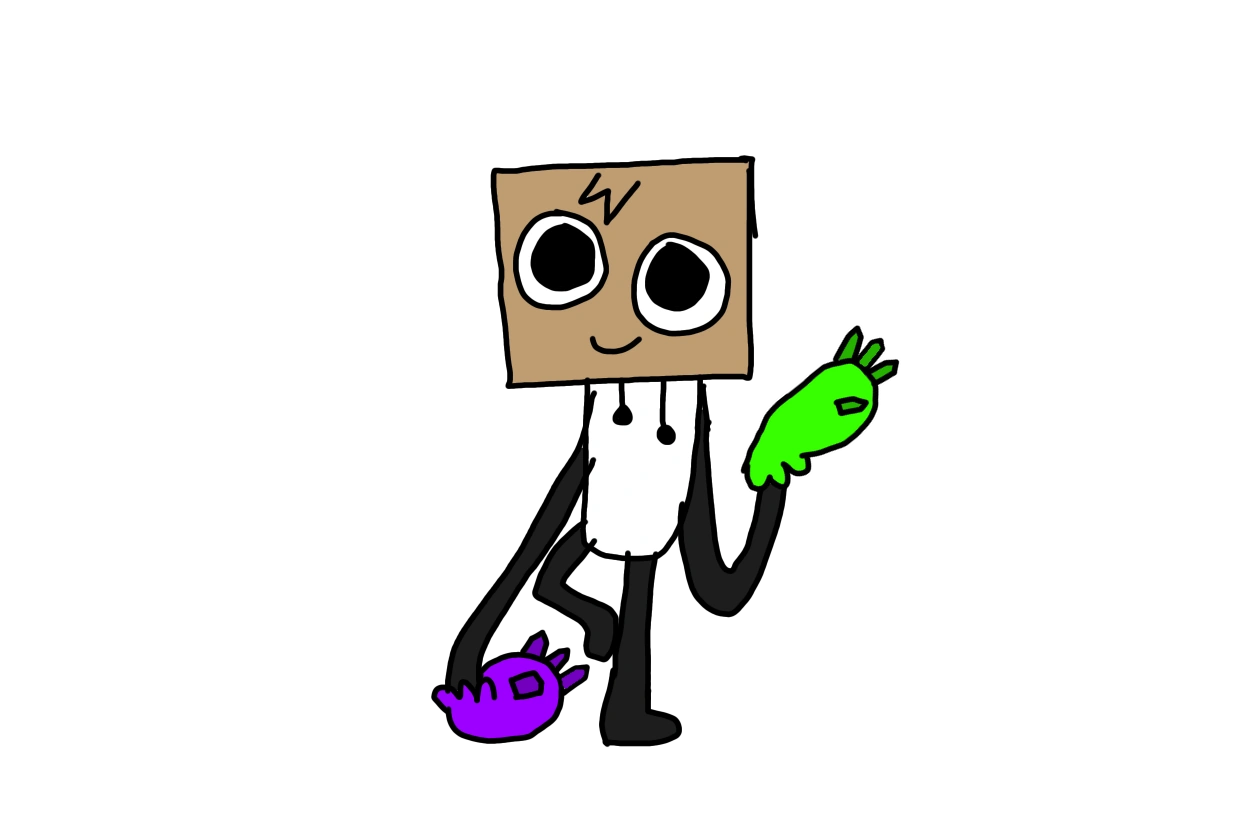 Is it okay is someone redisigns my oc, Boxy the box craft? (He’s ...