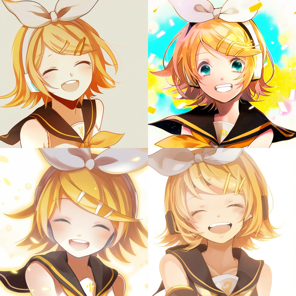 Art done by a Ai of Miku, An, Toya, Rin, Len, Kaito and Akito | Fandom