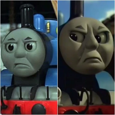 Which Thomas the Tank Engine Angry/furious face seems more better ...