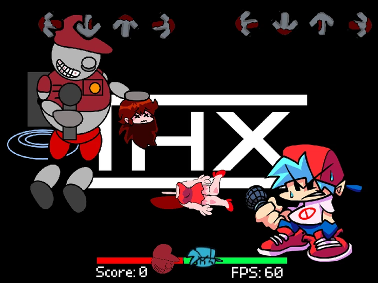 I made a mock-up of a possible FNF mod based on the lost THX trailers ...