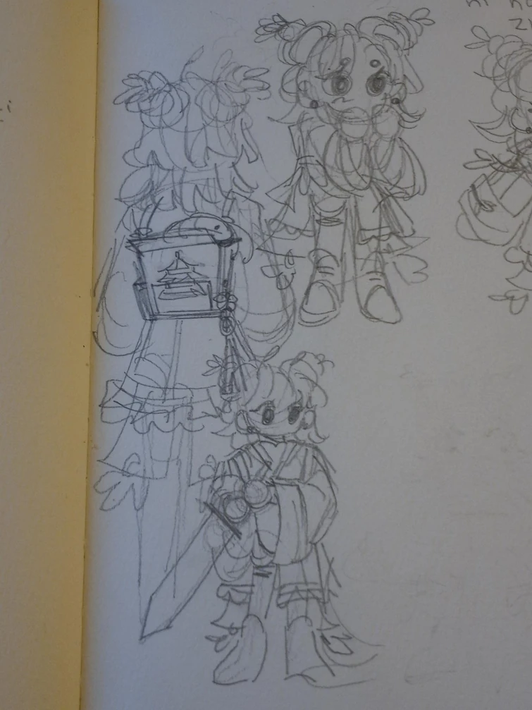 more of my shrimp genshin oc (+some other traditional art ive made in ...