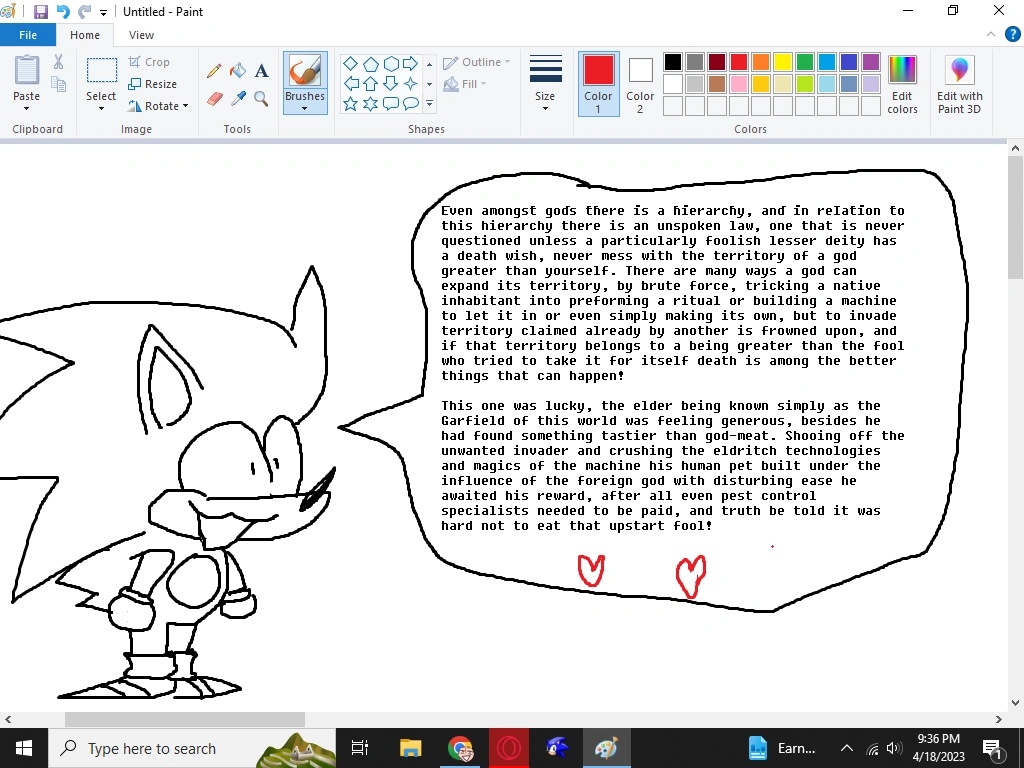 Lol heres some Garfield lore while I figure out how to animate the ...