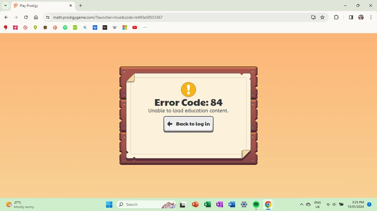 Error Code: 84 | Fandom