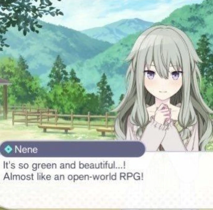 It's so green and beautiful...! Almost like an open-world RPG! | Fandom