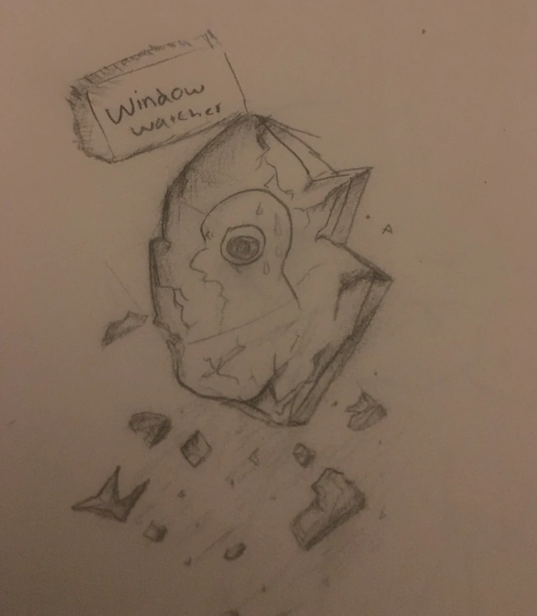 Window watcher paper drawing :P | Fandom