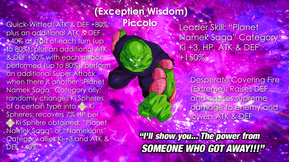 TEQ Piccolo EZA (Concept) | Fandom