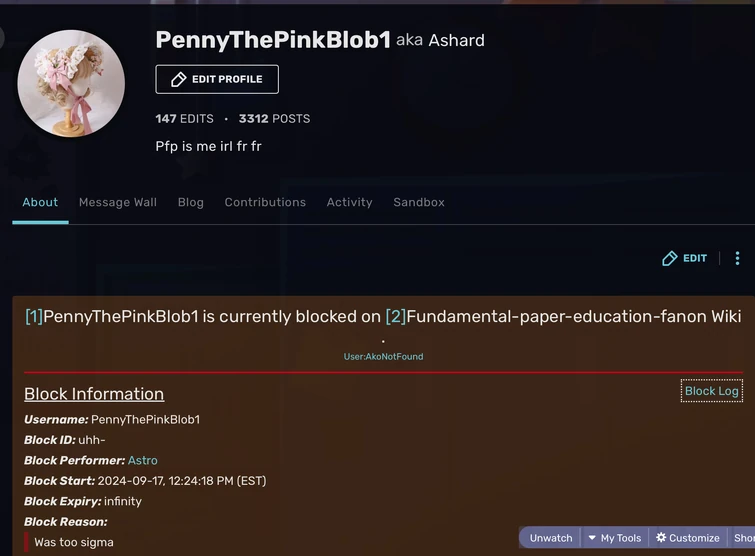 …So Penny got banned permanently… | Fandom