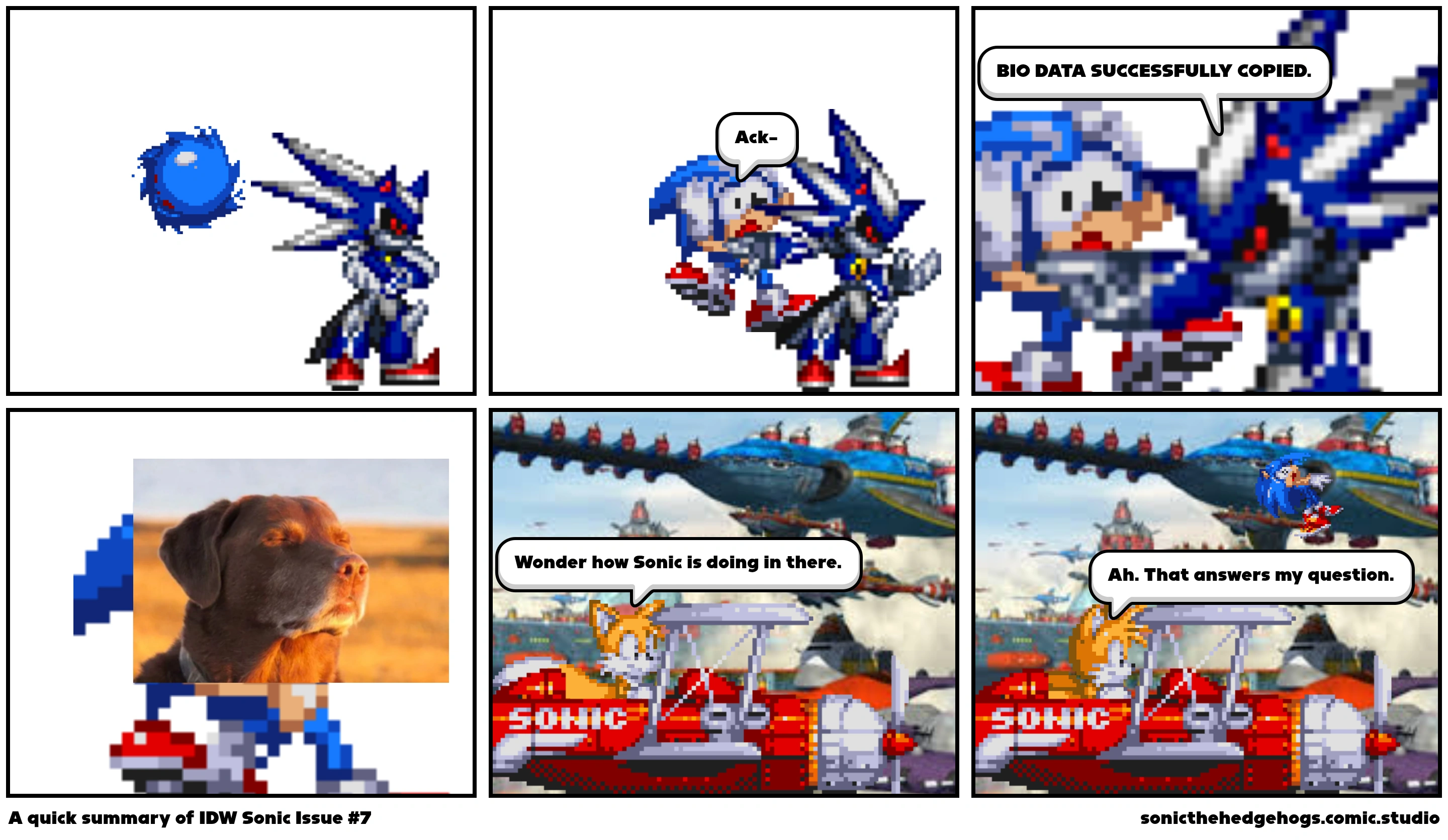 A quick summary of IDW Sonic Issue #7 | Fandom