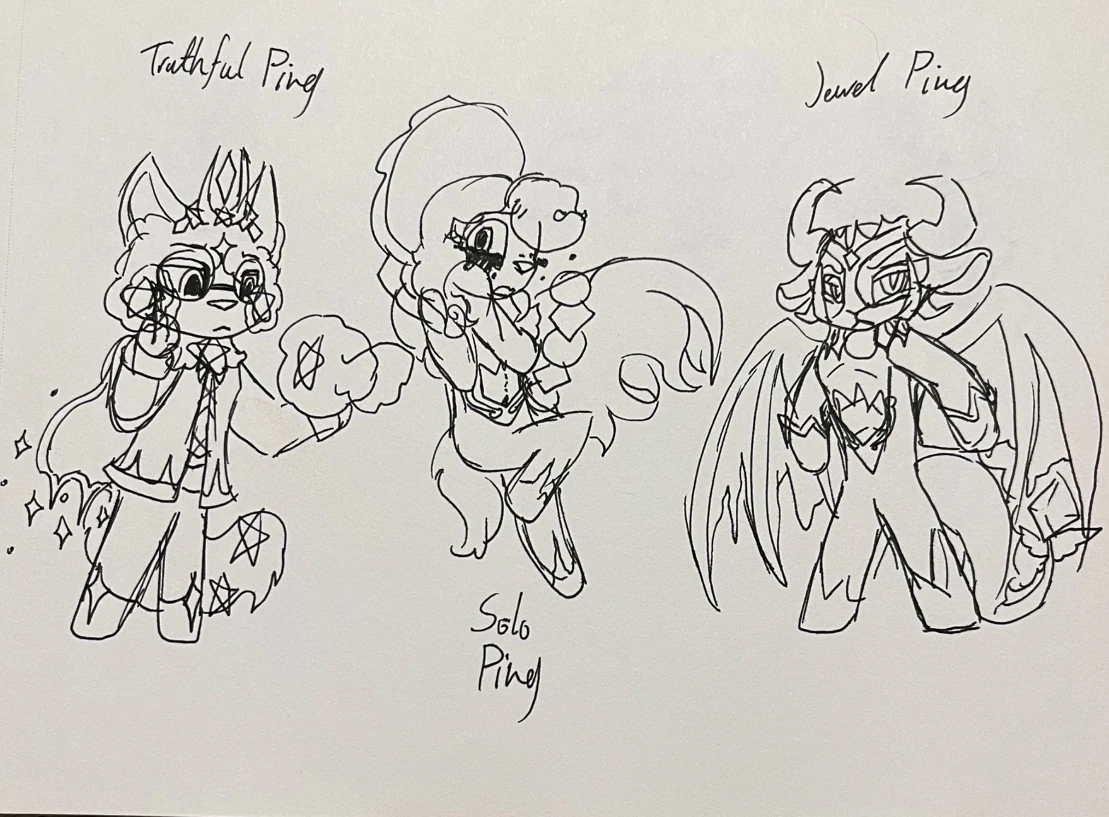 Yippie! Redesigns!! (Truthful Ping, Solo Ping and Jewel Ping) | Fandom