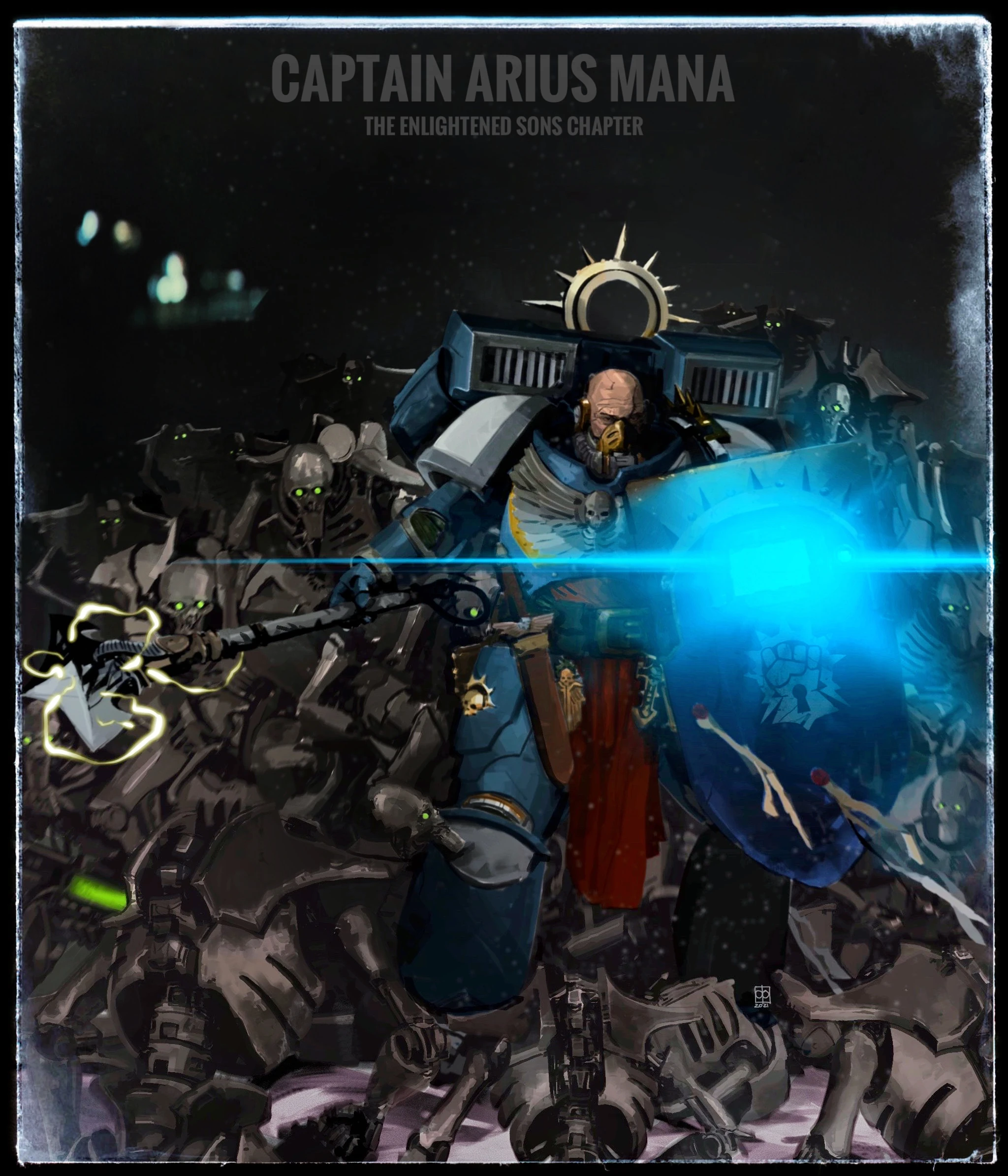Captain Arius Mana of the Enlightened Sons. | Fandom